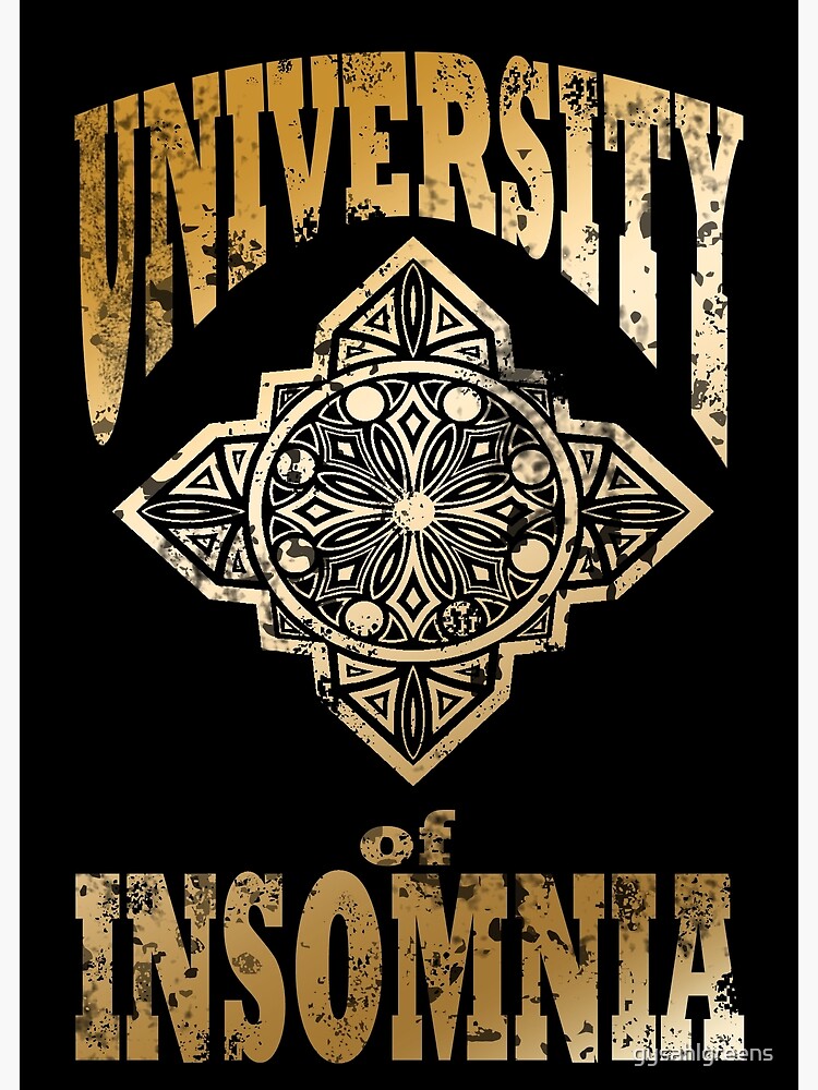 "University of Insomnia-FFXV" Poster for Sale by gysahlgreens | Redbubble