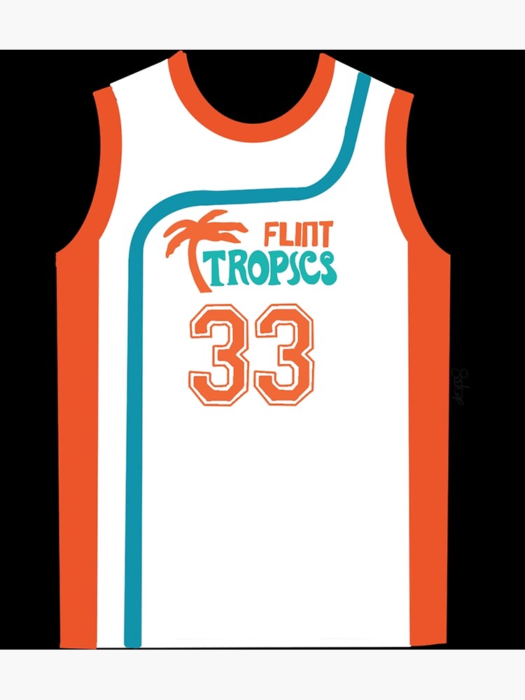 "Semi-Pro Flint Tropics Jersey Sticker" Poster for Sale by ...