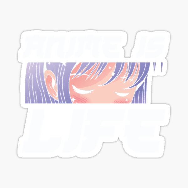 "Funny Anime Manga Japan Cute Kawaii Fun Lovers" Sticker for Sale by ...