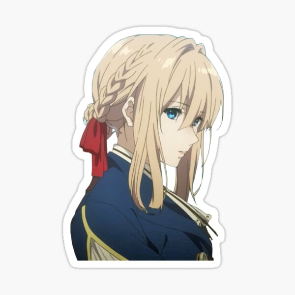 "Violet Evergarden" Sticker for Sale by AniePieArt | Redbubble