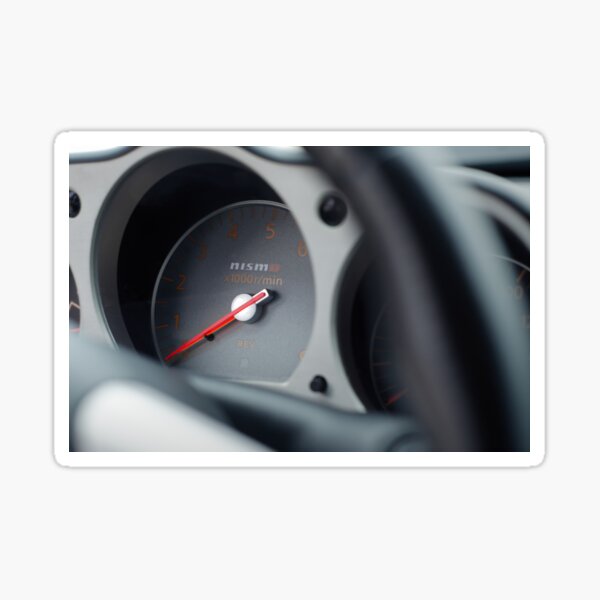 "Nissan Nismo 350z Rpm Tachometer Sticker" Sticker for Sale by ...