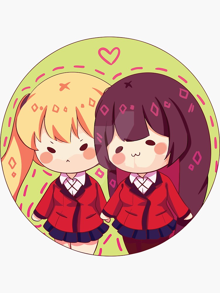 "Yumeko Jabami Mary Saotome Chibi" Sticker by MangaMolly | Redbubble