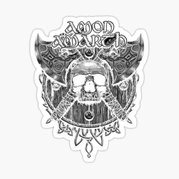 "AMON AMARTH ESSENTIAL" Sticker for Sale by Spicerlater | Redbubble