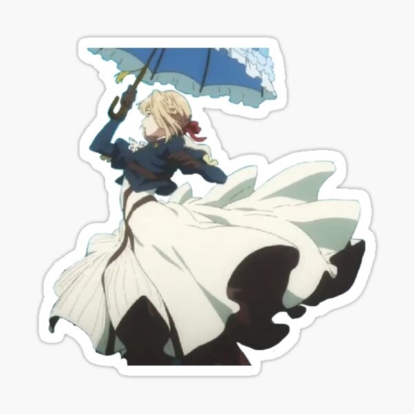 "Violet Evergarden" Sticker for Sale by AniePieArt | Redbubble