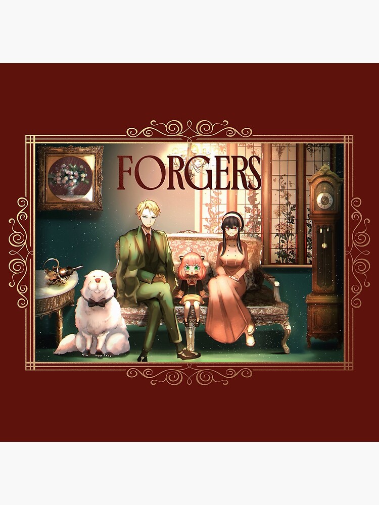 "Traditional Forger Family Photo (on Burgundy)" Poster for Sale by ...