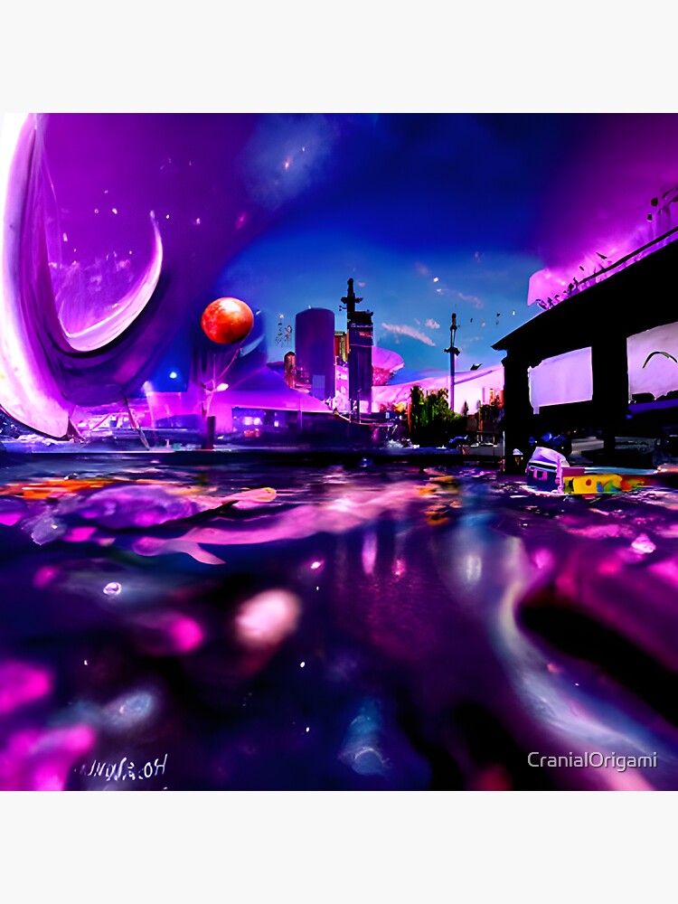 "Star Pool " Sticker for Sale by CranialOrigami | Redbubble