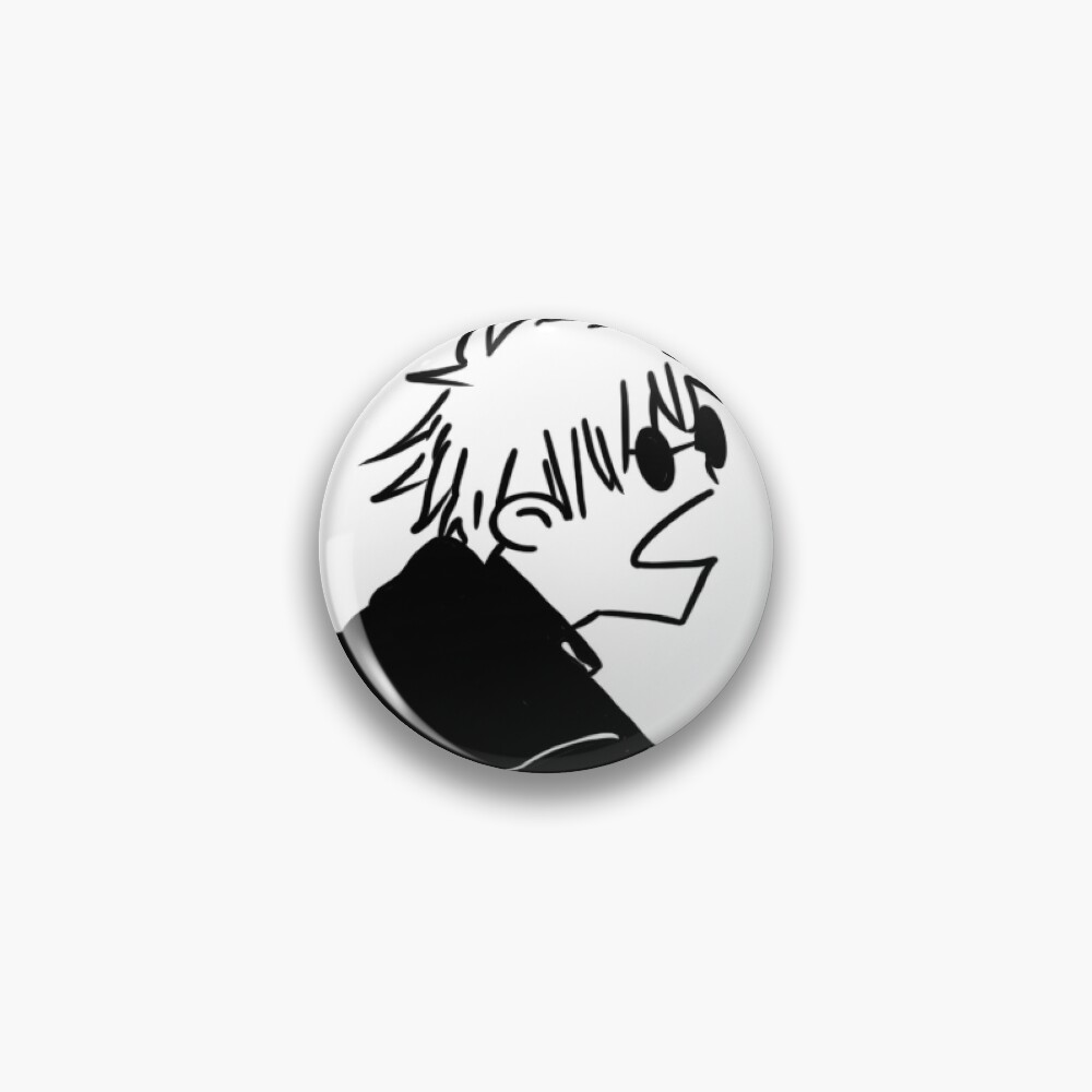 "Satoru Gojo Jujutsu Kaisen" Pin for Sale by honekichi | Redbubble