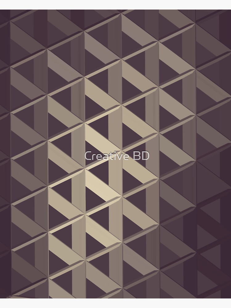 "3D Lovely GEO Lines" Sticker for Sale by tamaya111 | Redbubble