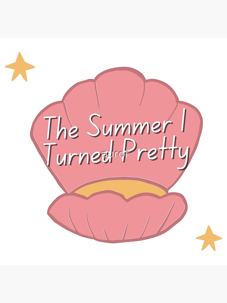 "The Summer I Turned Pretty Shell" Poster for Sale by auror | Redbubble