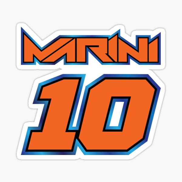 "Luca Marini 10" Sticker for Sale by EazyTeezy | Redbubble