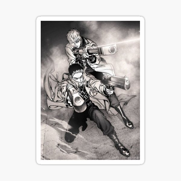 "anime fight" Sticker for Sale by Seryozha-Khuzin | Redbubble