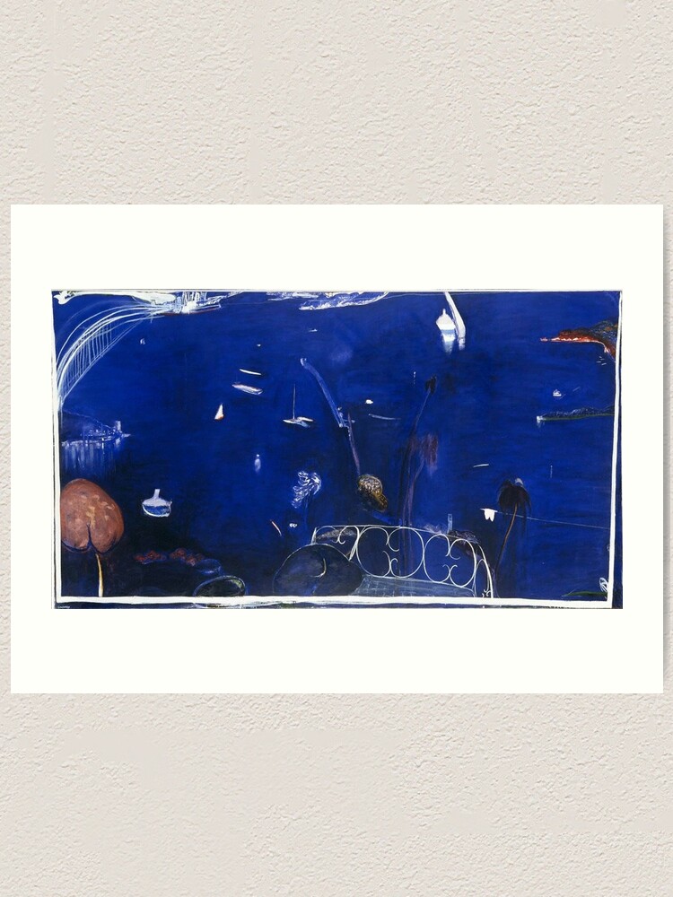 "Brett Whiteley - Balcony 2 (1975) oil on canvas. High quality ...