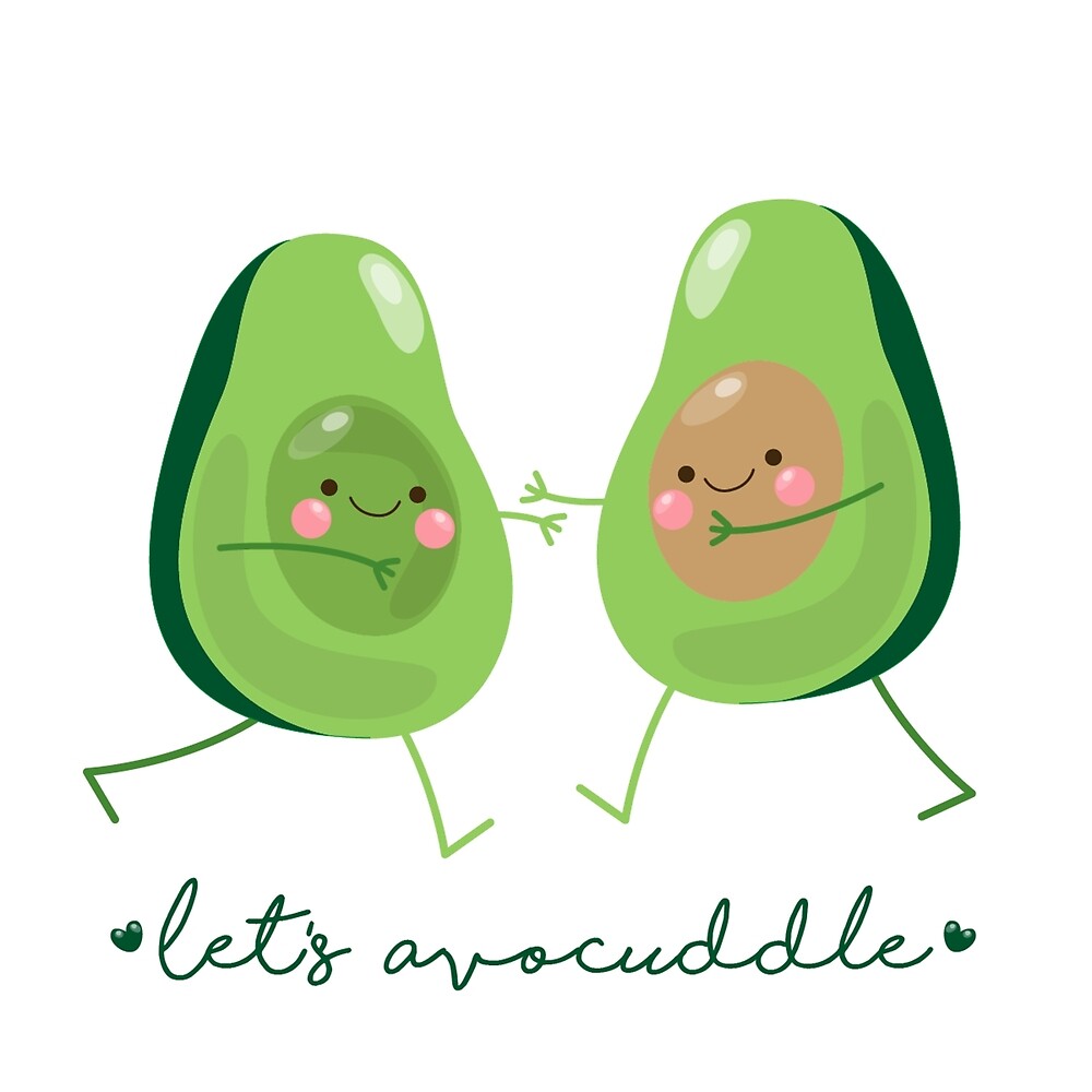 "Avocuddle " by lartelier | Redbubble