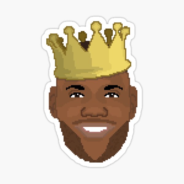"King James" Sticker by rgray | Redbubble