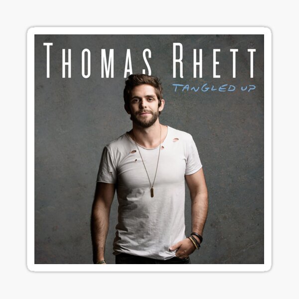"Thomas Rhett Tangled up" Sticker for Sale by DonaldChew33 | Redbubble