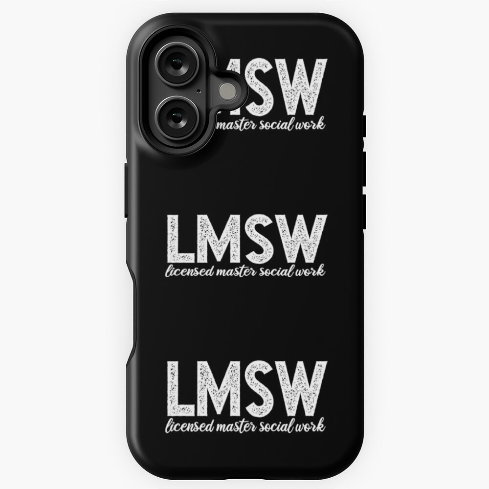 "Licensed Master Social Work (LMSW)" Poster for Sale by TeesYouWant ...
