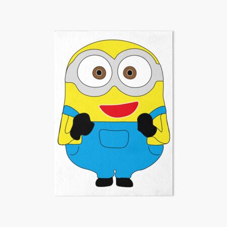 "Minion Smile" Art Board Print by Jamaika-Vuppir | Redbubble