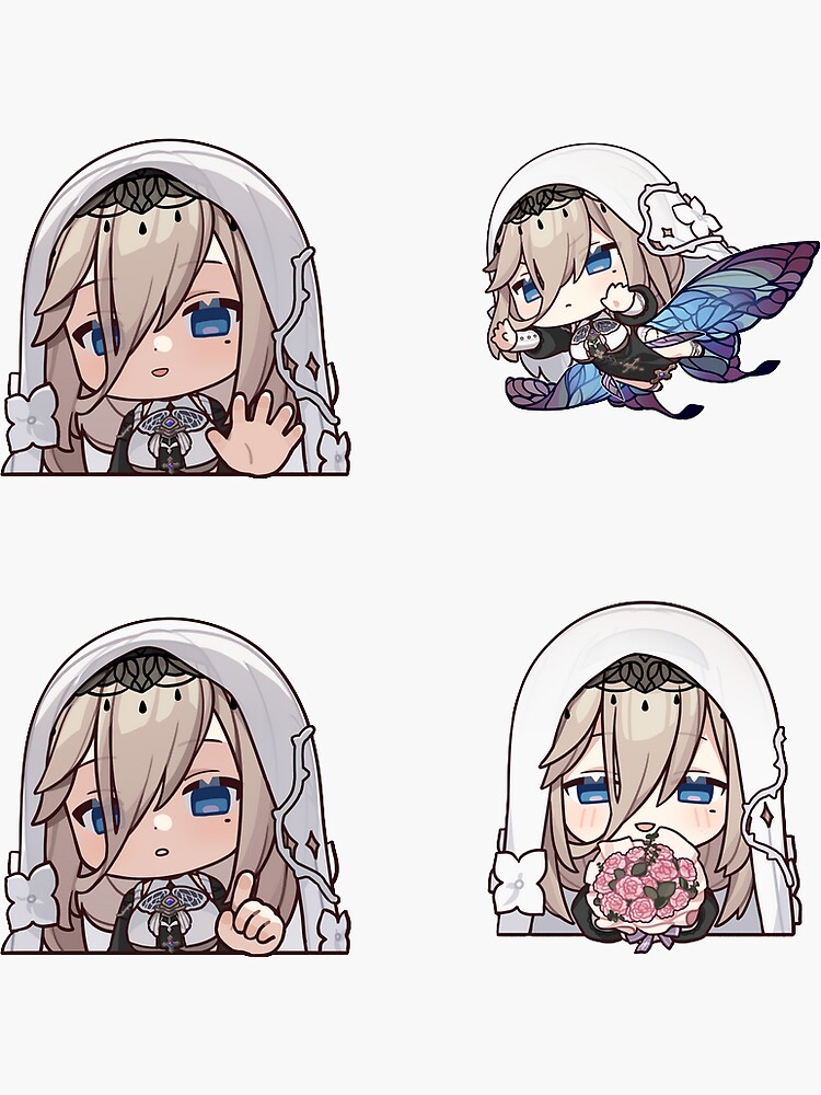 "Chibi Aponia" Sticker for Sale by pilousette | Redbubble