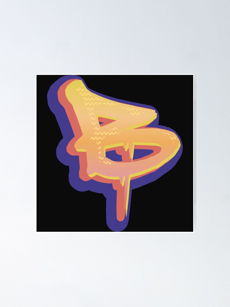 "Letter B Graffiti " Poster for Sale by FearthDesign | Redbubble