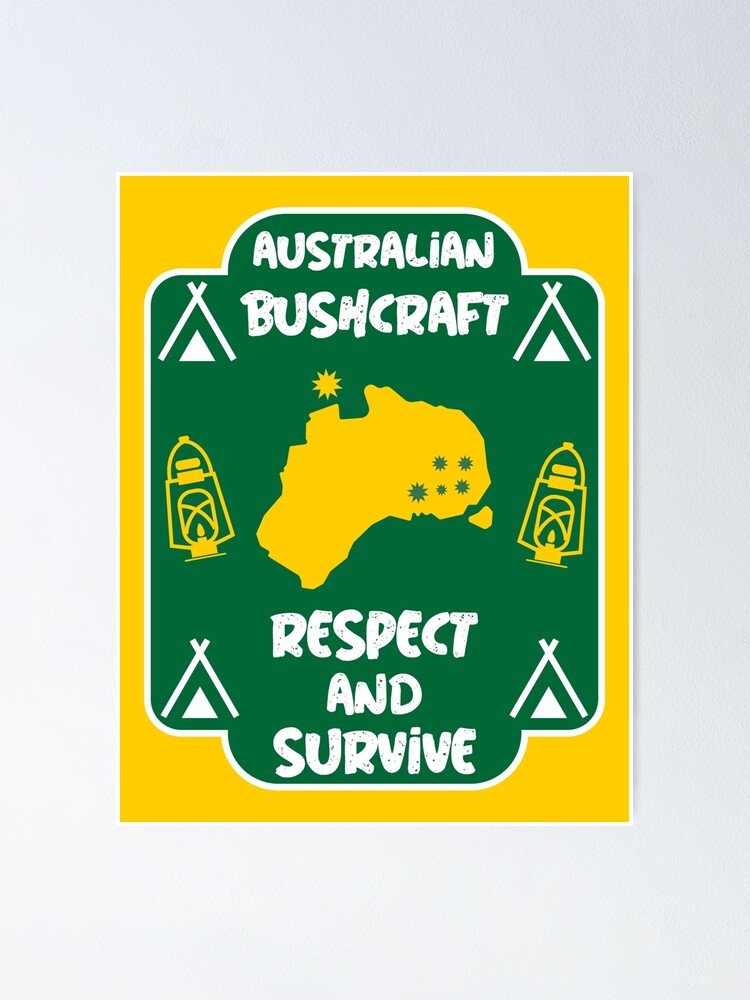"Australian Buschraft Survival - Aussie Outback Bushcraft Camping Gifts ...