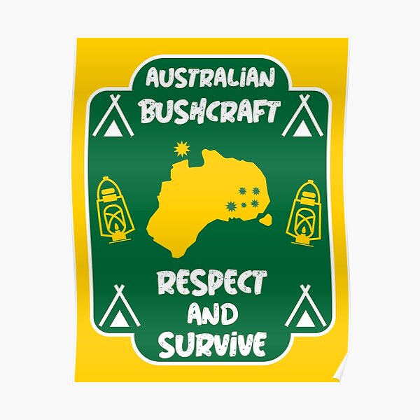 "Australian Buschraft Survival - Aussie Outback Bushcraft Camping Gifts ...