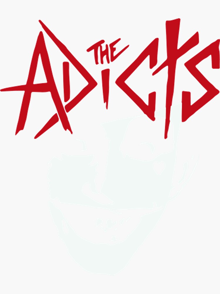 "The Adicts Vintage Punk" Sticker for Sale by EddieFW | Redbubble
