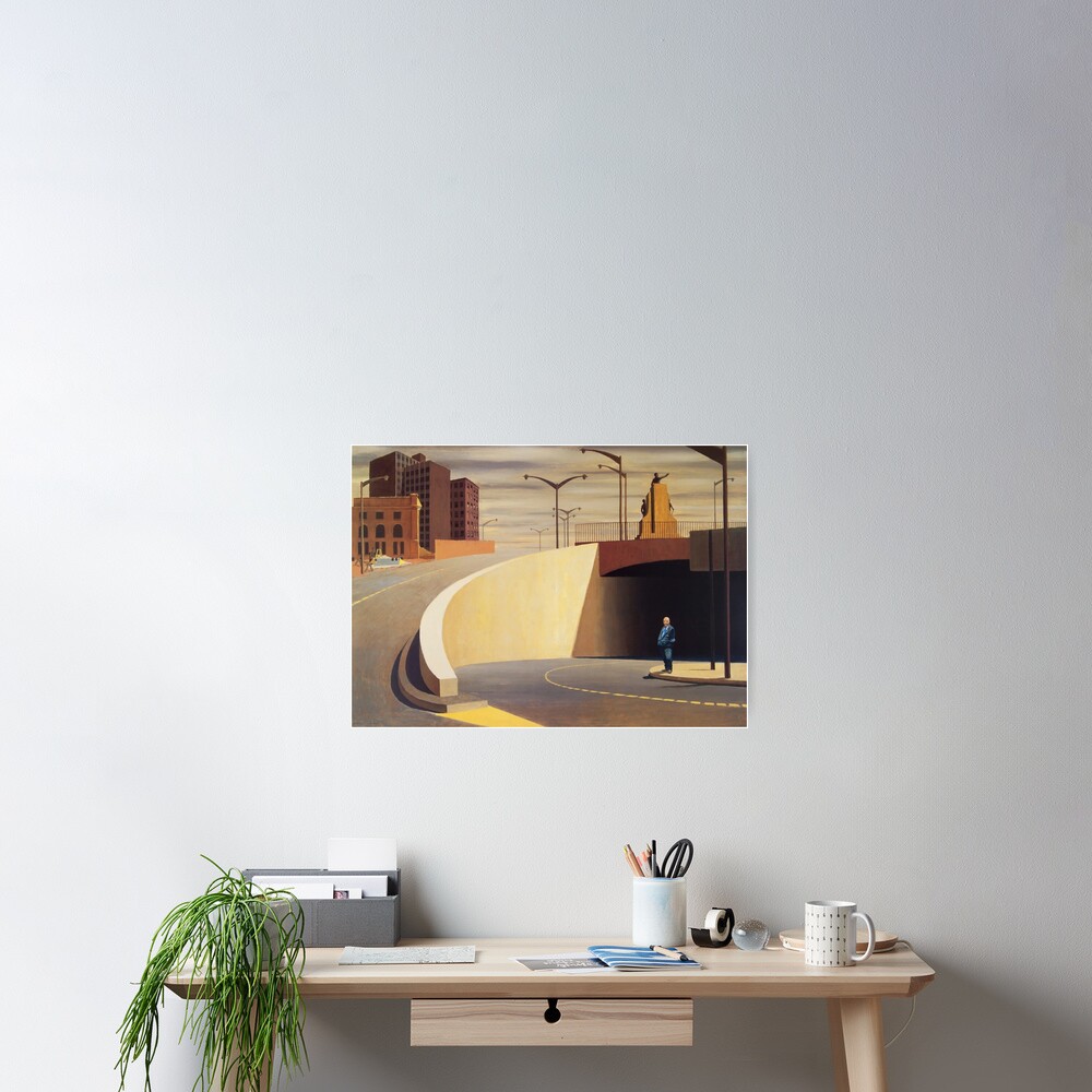 Poster « Jeffrey Smart - Cahill Expressway (1962).Huile sur toile ... Poster « Jeffrey Smart - Cahill Expressway (1962).Huile sur toile ...