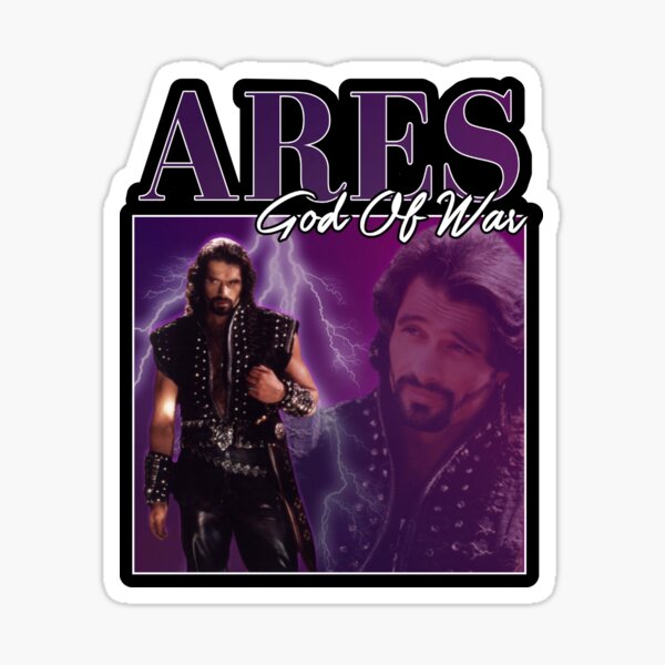 "Ares Retro" Sticker for Sale by CharXena | Redbubble