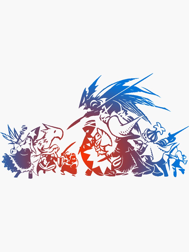 "Final Fantasy Tactics Logo Vector " Sticker for Sale by MitchellEvan1 ...