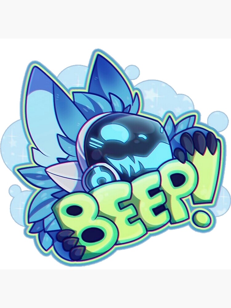 "Cute Protogen" Poster for Sale by VALENT1N0 | Redbubble