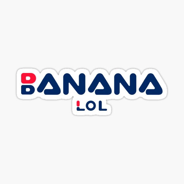 "Banana Lol (Fila meme)" Sticker for Sale by losga | Redbubble