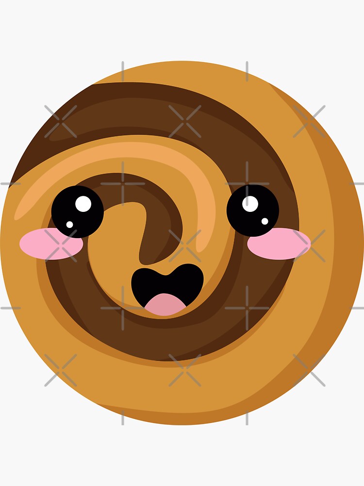 "Kawaii Cookie " Sticker for Sale by FruiToon | Redbubble