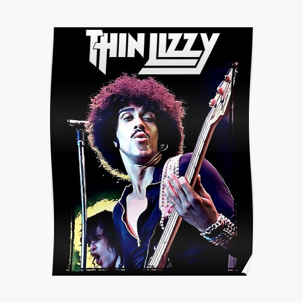 "Thin Lizzy" Poster for Sale by rogrijames | Redbubble
