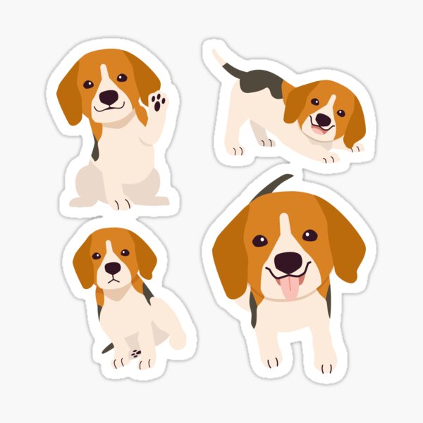 "Dog Waving, Happy And Sad Dog" Sticker for Sale by Sidramumtaz9 ...