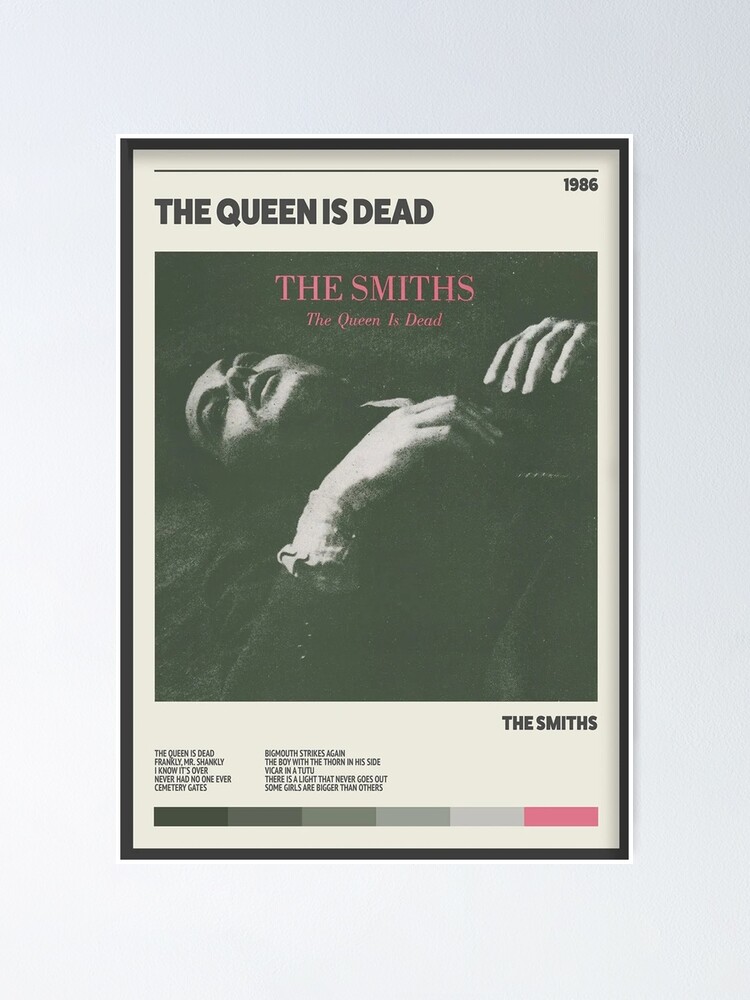 "Classic The Queen is Dead Album Cover Poster" Poster for Sale by ...