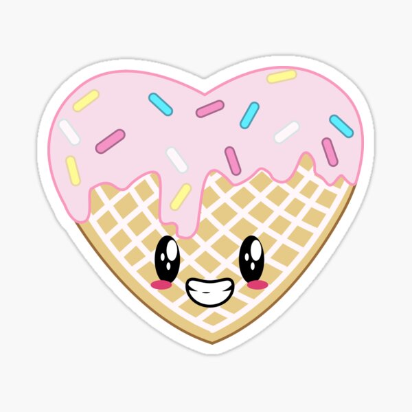 "Cute Kawaii Cookie" Sticker for Sale by FruiToon | Redbubble