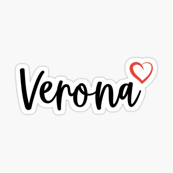 "Verona, Italia" Sticker for Sale by studio838 | Redbubble