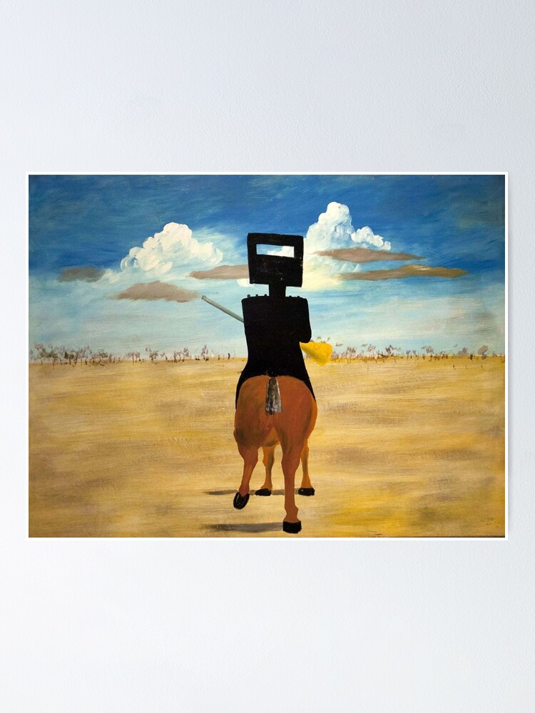 Póster «Sidney Nolan - Ned Kelly (1946), óleo sobre lienzo. Impresión ...
