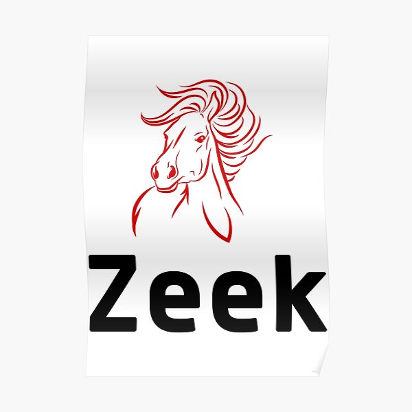 "Zeek Design Sticker" Poster for Sale by SorenCalder | Redbubble