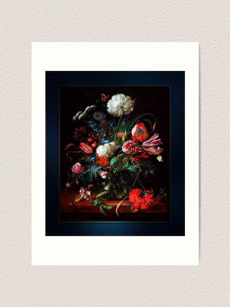 "Vase of Flowers by Jan Davidsz de Heem Remastered Xzendor7 Classical ...