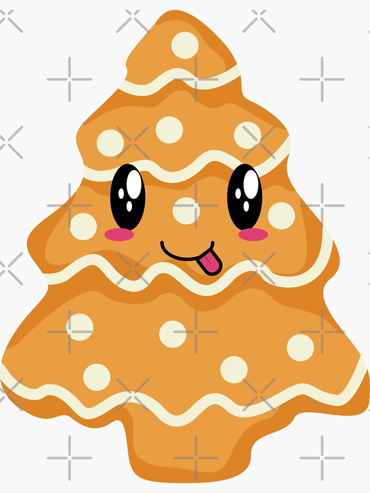 "Cute Kawaii Cookie" Sticker for Sale by FruiToon | Redbubble