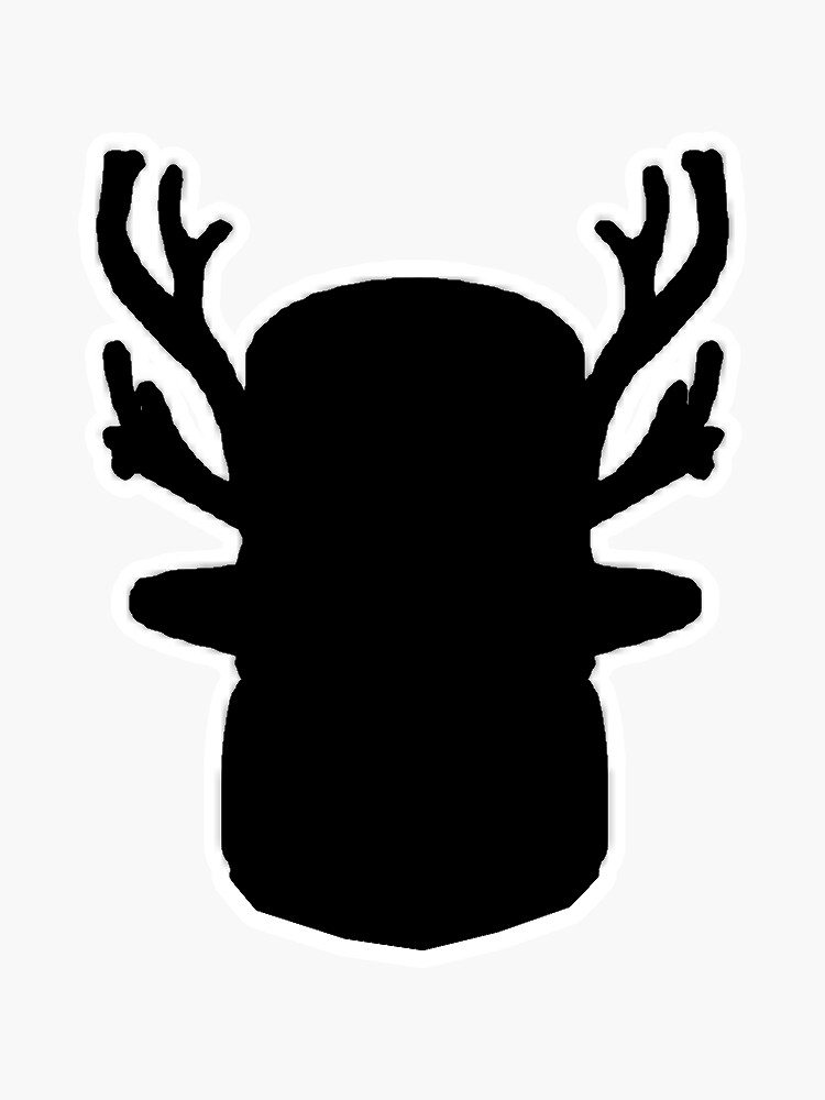 "Roblox Silhouette Design" Sticker for Sale by Hindervoid | Redbubble