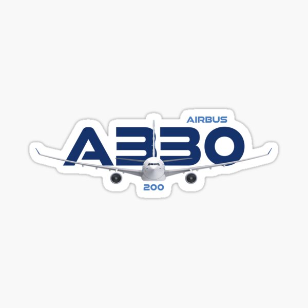 "Airbus A330-200" Sticker for Sale by Eng-AKR | Redbubble