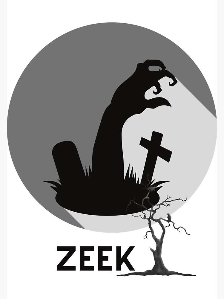 "Zeek Grave Sticker" Poster for Sale by SorenCalder | Redbubble