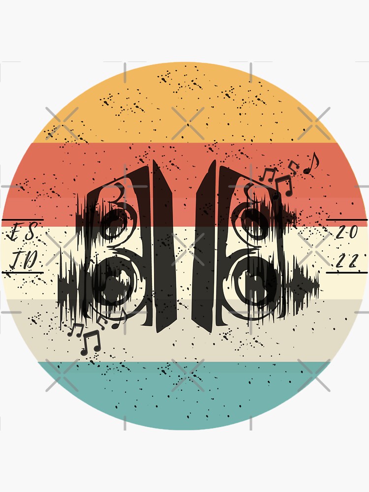 "big music festival-loud music" Sticker for Sale by art-ife | Redbubble