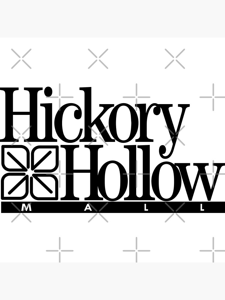 "Hickory Hollow Mall (Black) Nashville | 90s Defunct Mall" Poster for ...
