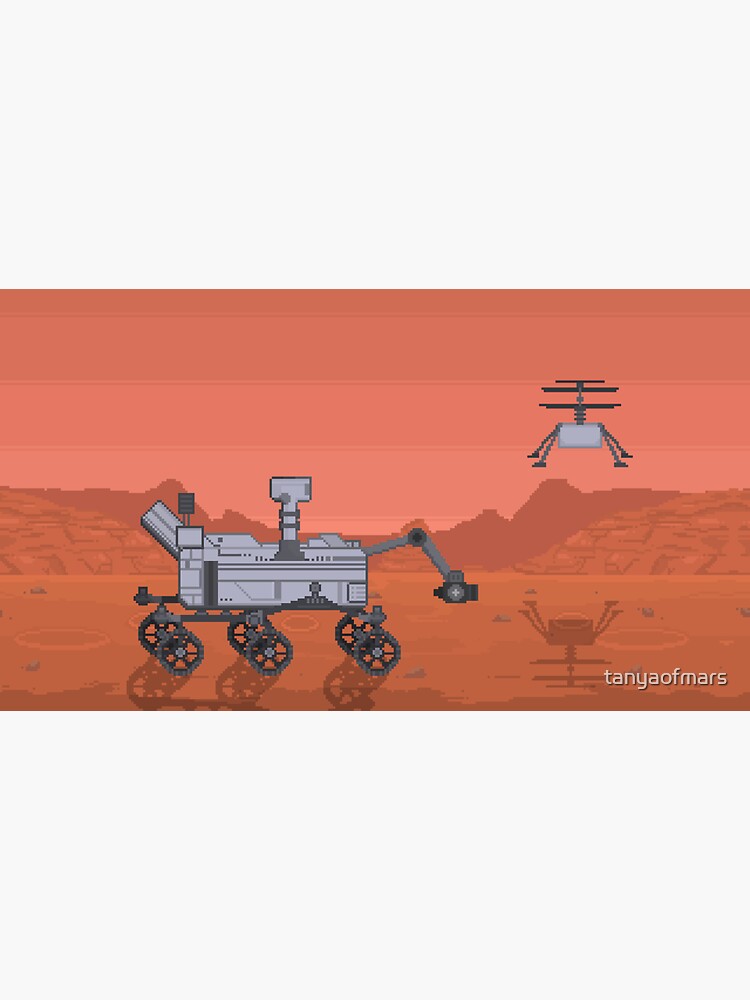 "8-Bit Mars Rover - NASA Perseverance and the Ingenuity Helicopter ...