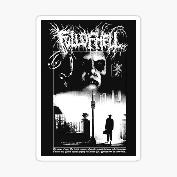 "Full of hell" Sticker by hvickars1t | Redbubble