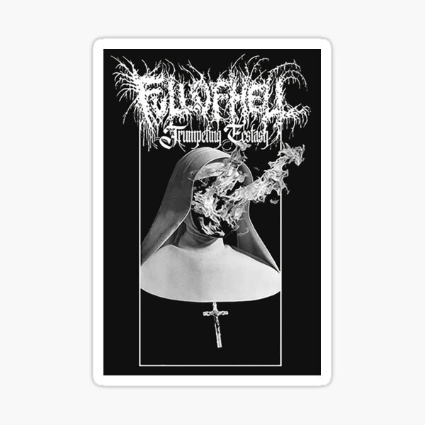 "Full of hell" Sticker by hvickars1t | Redbubble