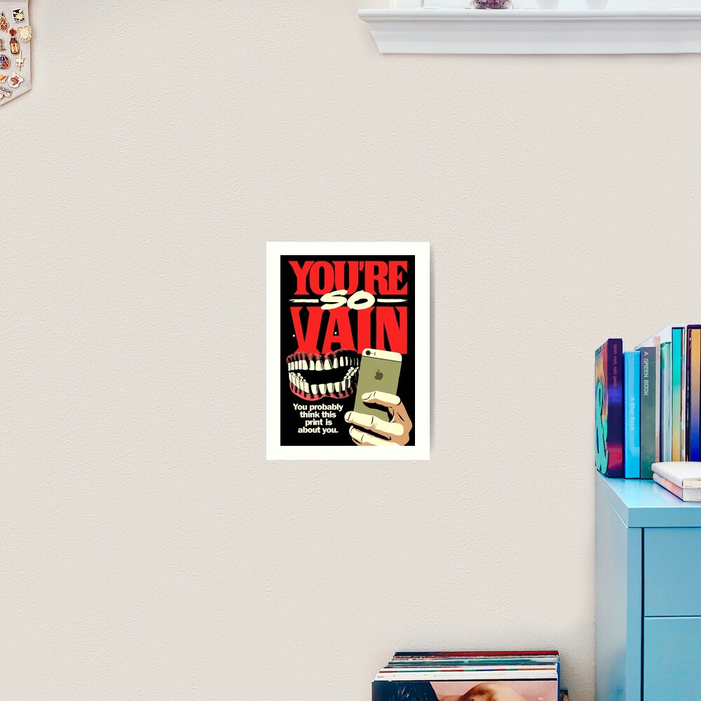 "Vain" Art Print by butcherbilly | Redbubble